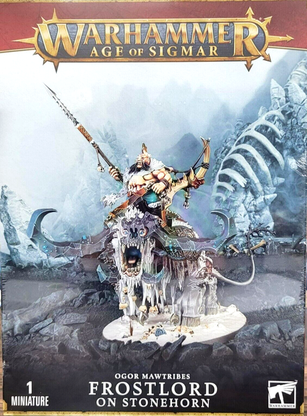 Games Workshop Warhammer 40K Ogor Mawtribes - Frostlord on Stonehorn ...