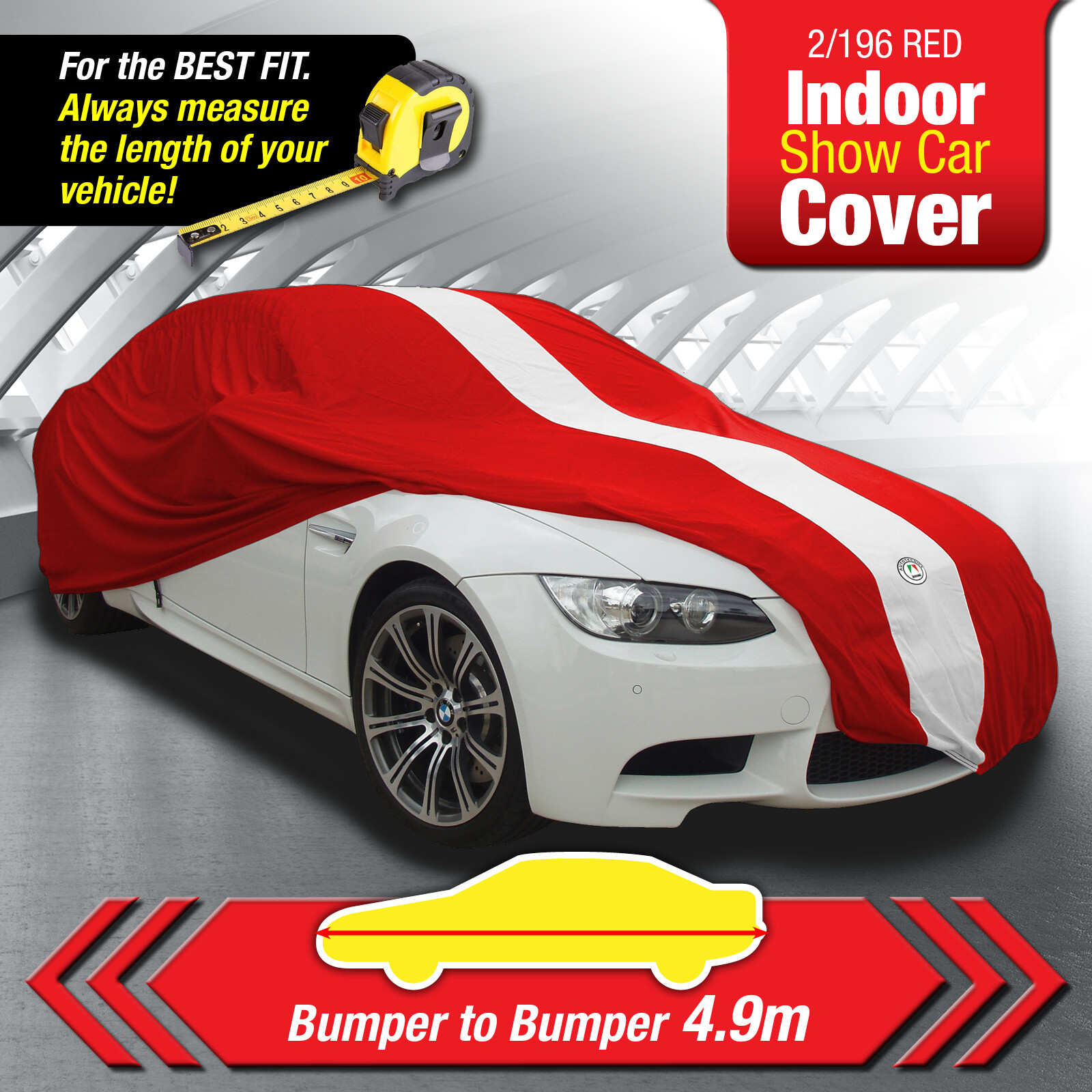 Autotecnica 2/198 Red Show Car Cover Holden Commodore VF Ser ll 2014 ...
