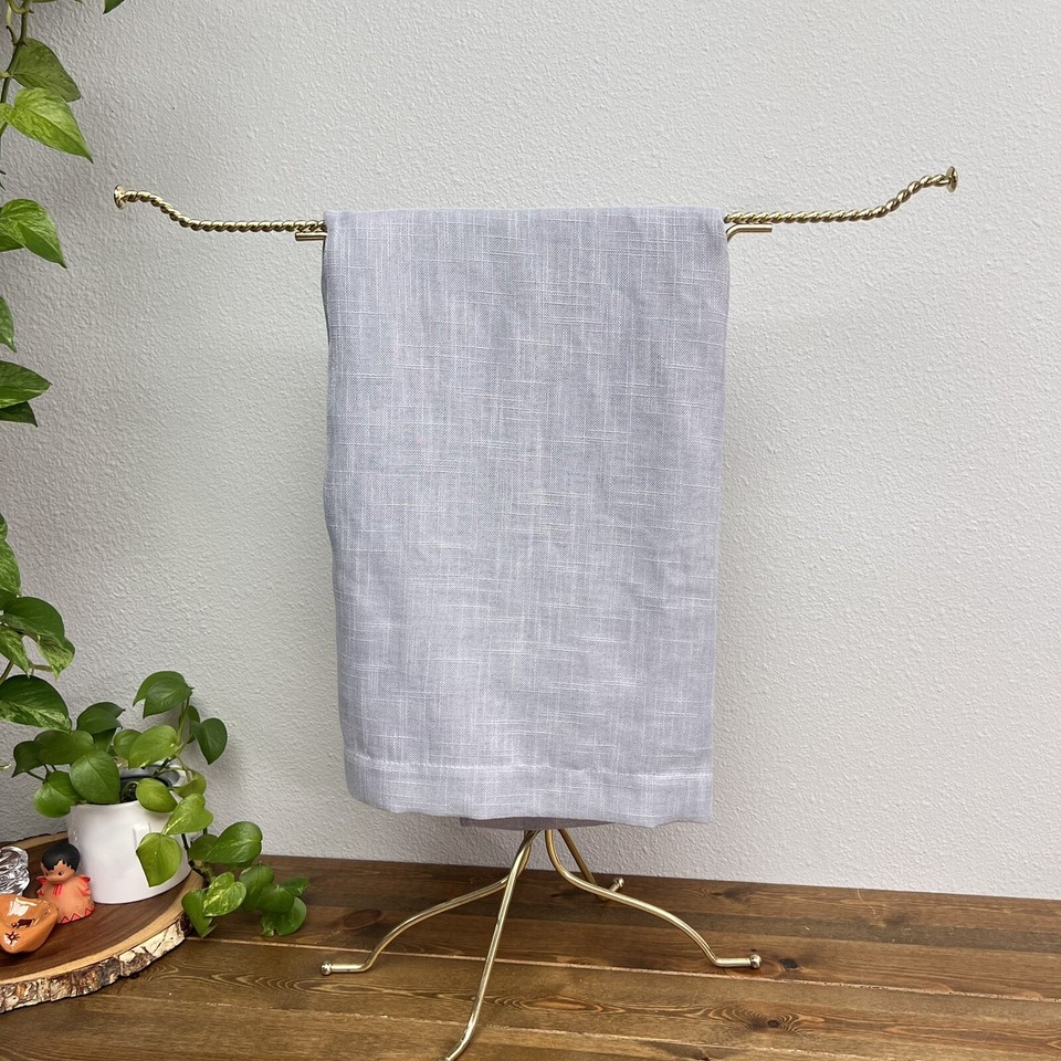 Vintage Art Deco Brass Clothing Valet Butler Rack Dressing Stand Barley ...