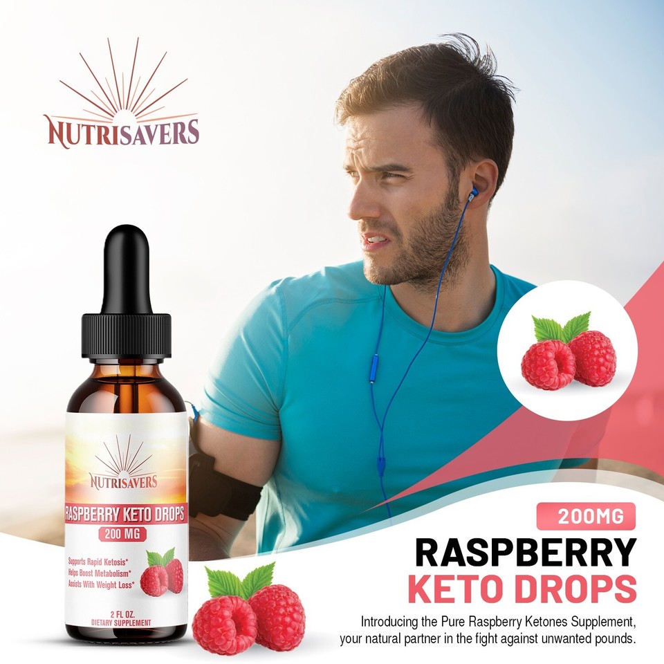 Raspberry Ketone Drops 2oz – Appetite Control, Boost Metabolism, Reduce ...