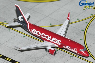 GEMINI JETS ALASKA AIRLINES EMBRAER E175LR WA STATE GO COUGS GJASA2250 ...