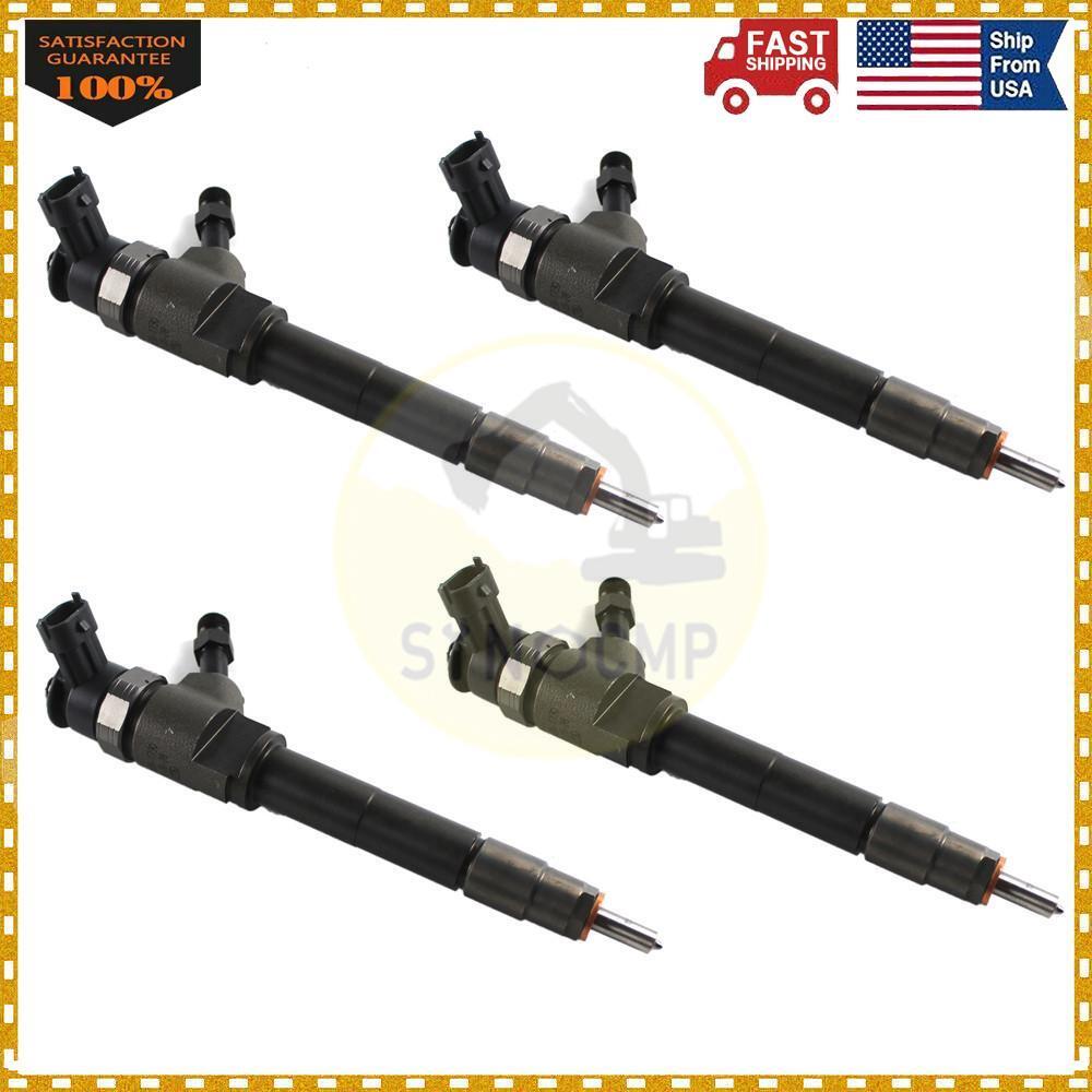 4PCS DIESEL FUEL INJECTOR 0445110249 for BOSCH FORD RANGER MAZDA BT50 3 ...
