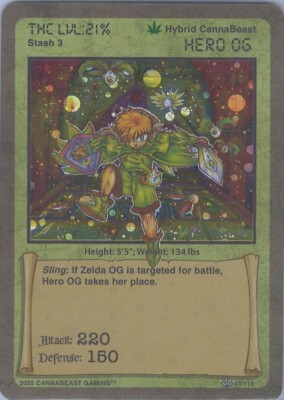 Cannabeast Gaming Going Digital TCG Hero OG Holo # 45/116 Pack Fresh ...