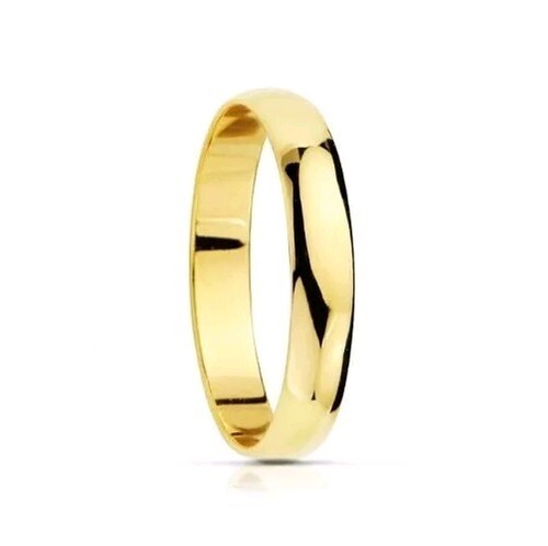 18K Gold Ring. Plain. 3 MM. Size 14 | eBay