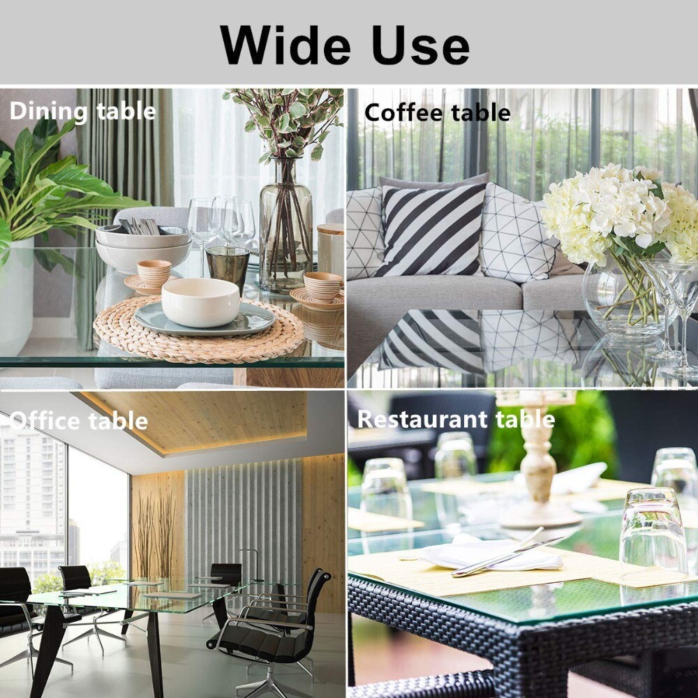 Round Glass Table Top Anti Slip Pads Clear Under Glass Pads | eBay ...