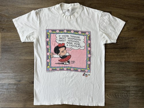 NANCY BY JERRY SCOTT COMIC STRIP WHITE GRAPHIC T-SHIR… - Gem