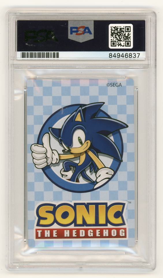 PSA Signed Roger Craig Smith Sonic The Hedgehog King of Spades Playing ...