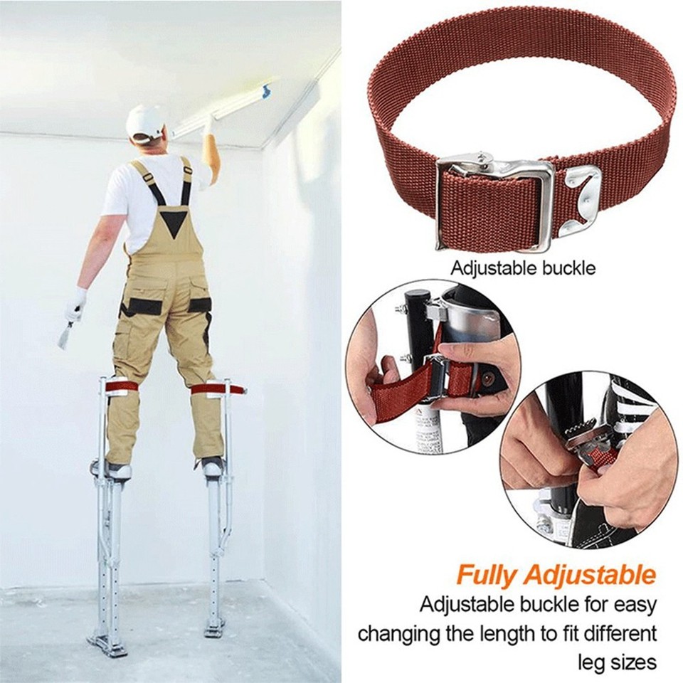 1 Pair Stilts Leg Band Straps Adjustable Comfort Loop Replacement Parts ...