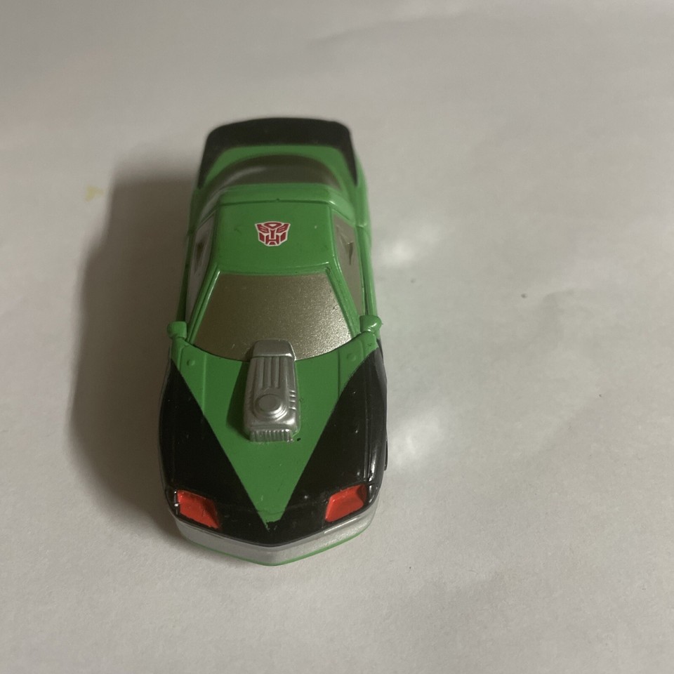 Vintage 2001 Takara Transformers Spy Changers SIDE SWIPE Green Robot ...