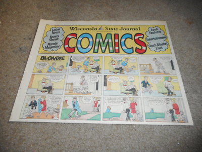 FEB 8 1976 Wisconsin Newspaper Sunday Comic Section | eBay