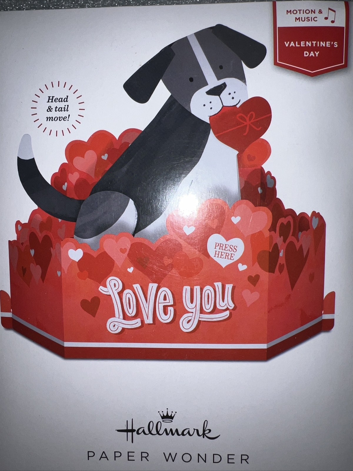 Hallmark (Paper Wonder) 3D Large “Motion & Music” Pop-Up Valentine’s ...