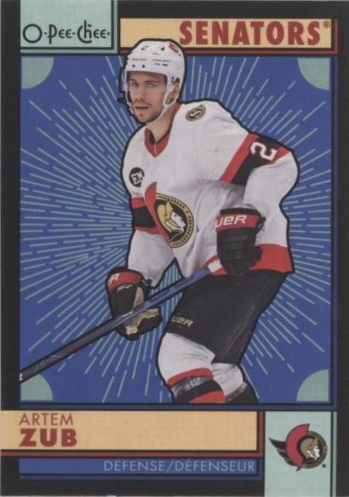 2022-23 O-Pee-Chee - Artem Zub #240 Retro Black Border /100 for sale ...