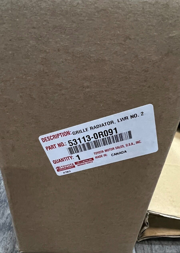 2019-2021 Rav4 Genuine Toyota 5311342110/0R091 Grille Radiator Lower | eBay