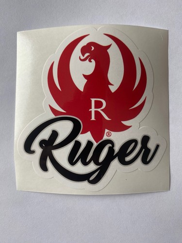 Genuine Ruger Script Decal Logo Sticker OEM Retro For Gun Safe Car ...