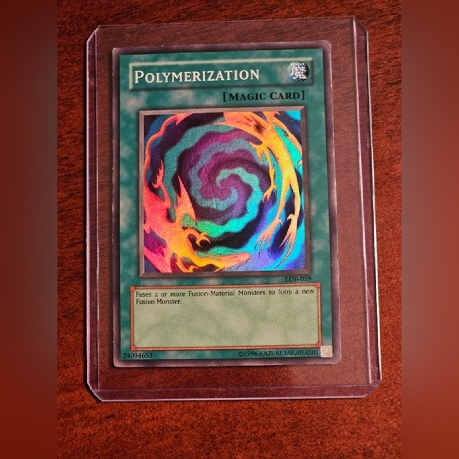 LOB-059 Polymerization Yu-Gi -Oh! Collectible Card *MESSAGE ME TO MAKE ...