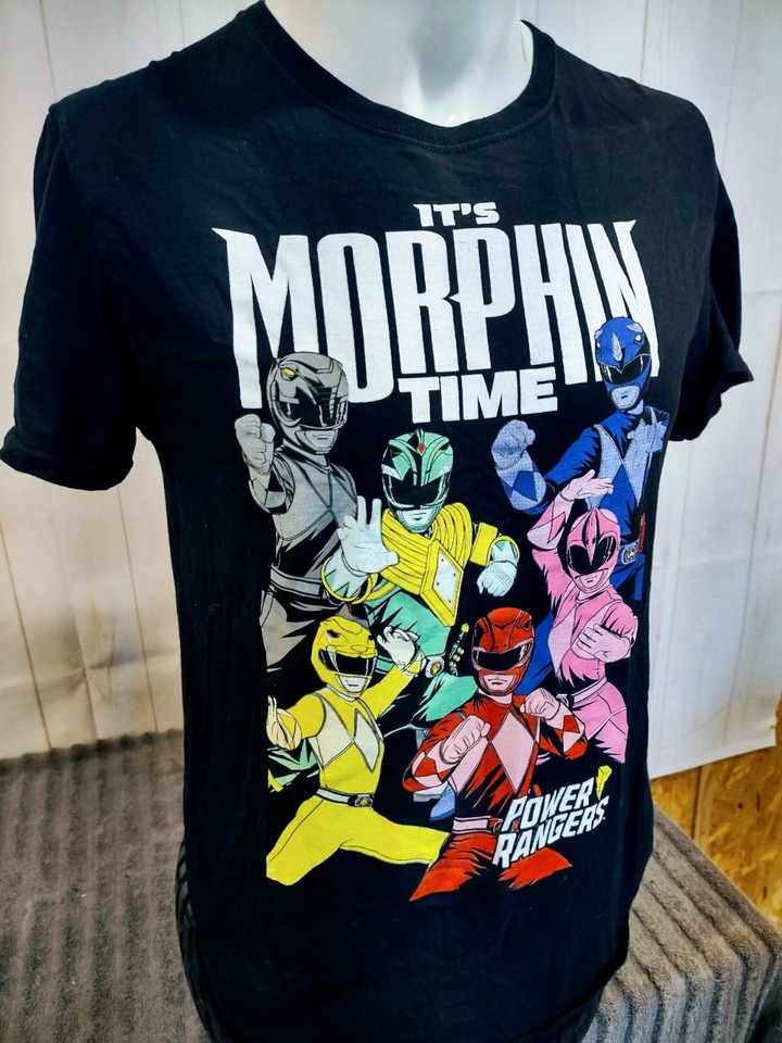 Power Rangers T-Shirt Size Power Rangers It’s Morphin Time Men's Medium ...