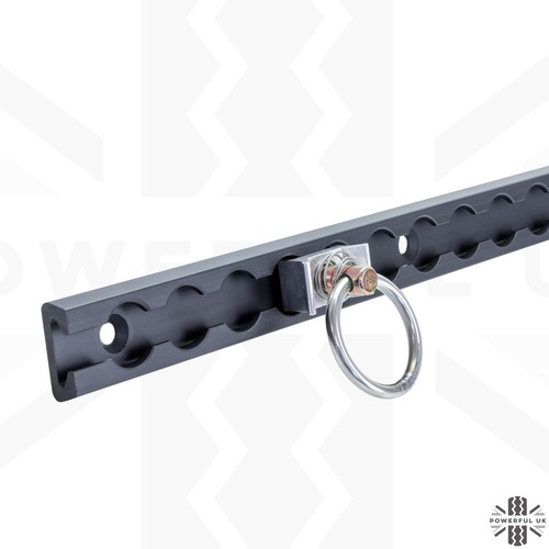 3x load Black cargo track rails locking liner bed 6x sliding tie down ...