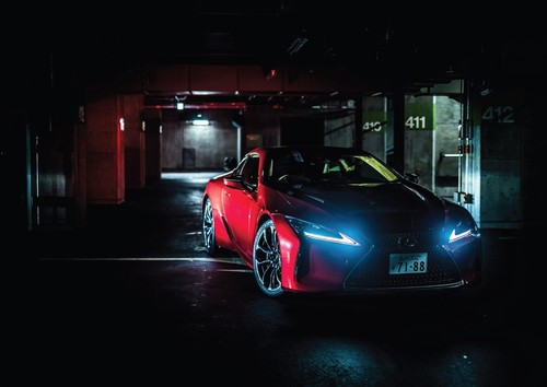 Lexus LC500 Red Poster Print Car Picture Sports Car Wall Art A1 A2 A3 ...