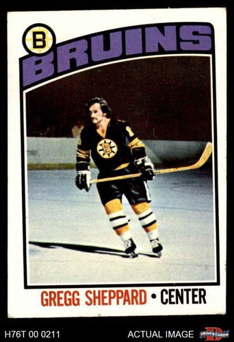 1976 Topps #155 Gregg Sheppard Bruins 5 - EX | eBay