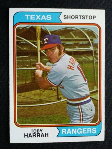1974 Topps Baseball Card # 511 Toby Harrah - Texas Rangers | eBay