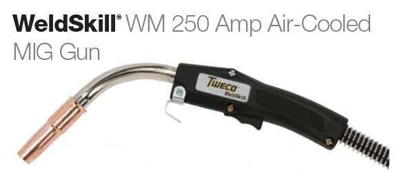 Tweco WM250M-25-4045 WeldSkill Air-Cooled MIG Gun - 25 ft (1027-1023 ...