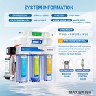 Max Water 5 Stage Residential Drinking Reverse Osmosis System With ...