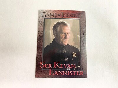 Ser Kevan Lannister 2017 Rittenhouse Game of Thrones Season 6 Card # 77 ...