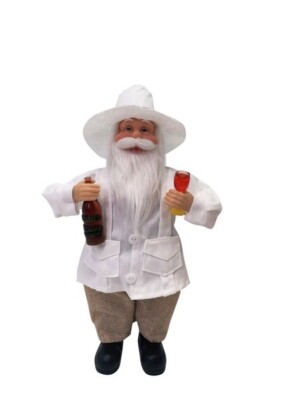 Brand New Standing Cuban Santa Papi, 12 in, Comes W/ Cuban Bread Mini ...