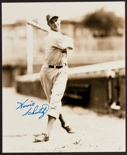 HOWIE SCHULTZ AUTOGRAPHED BROOKLYN DODGERS 8x10 PHOTO PHILADELPHIA ...