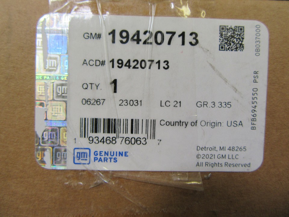 GM Genuine Parts 19420713 Drive by Wire Throttle Body | eBay