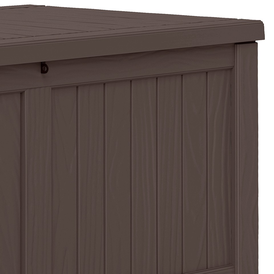 Large Resin Storage Box 120 Gal Outdoor Deck Chest with Lock ...