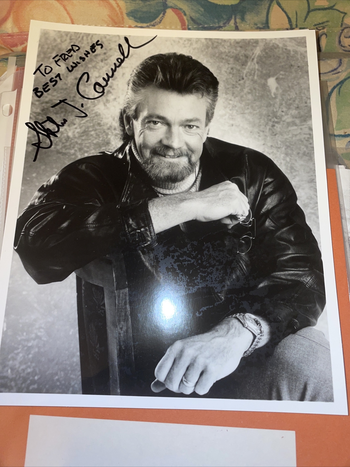 2 Signatures!! Stephen J Cannell- Producer/Writer, Emmy Award ...