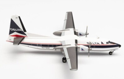 New! Herpa 571142 Delta Air Lines Fairchild FH227, reg. N378NE - 1:200 ...