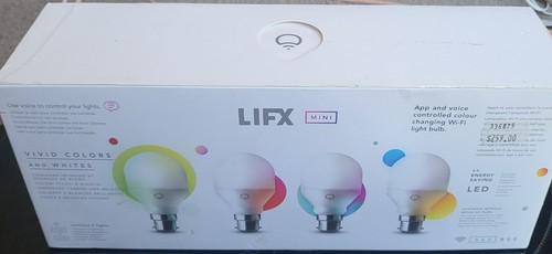 LIFX Mini Day & Dusk A60 LED Smart Light Living Pack - B22 - 3 ...