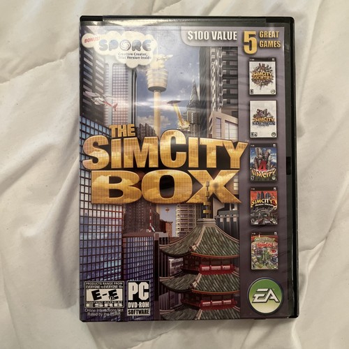 SimCity Box (PC, 2008) - Complete in box! 14633190731 | eBay