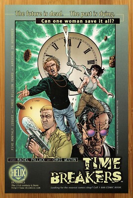 1996 DC Comics Helix Time Breakers Vintage Print Ad/Poster Sci-Fi Promo ...