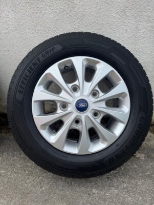 FULL SET OF FORD TRANSIT CUSTOM 16 INCH ALLOYS AND TYRES 215/65R16C ...
