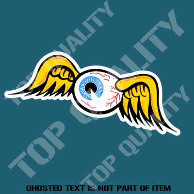 FLYING EYEBALL Decal Sticker for Mancave Rat Rod Hot Rod Vintage Decals ...