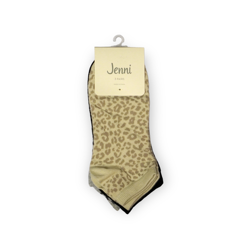 * Jenni * - Women’s Animal Print Low-Cut Socks Size 9-11 ( 3 Pair ...