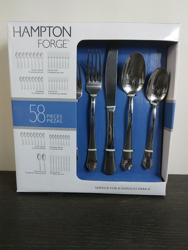 HAMPTON FORGE VICTORIA 58 PC PLACE SETTING 6092058HFN 733652161767| eBay
