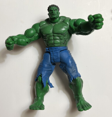 2002 Marvel The Hulk Movie 7" Loose Hulk Figure w/ Smash Action Works ...