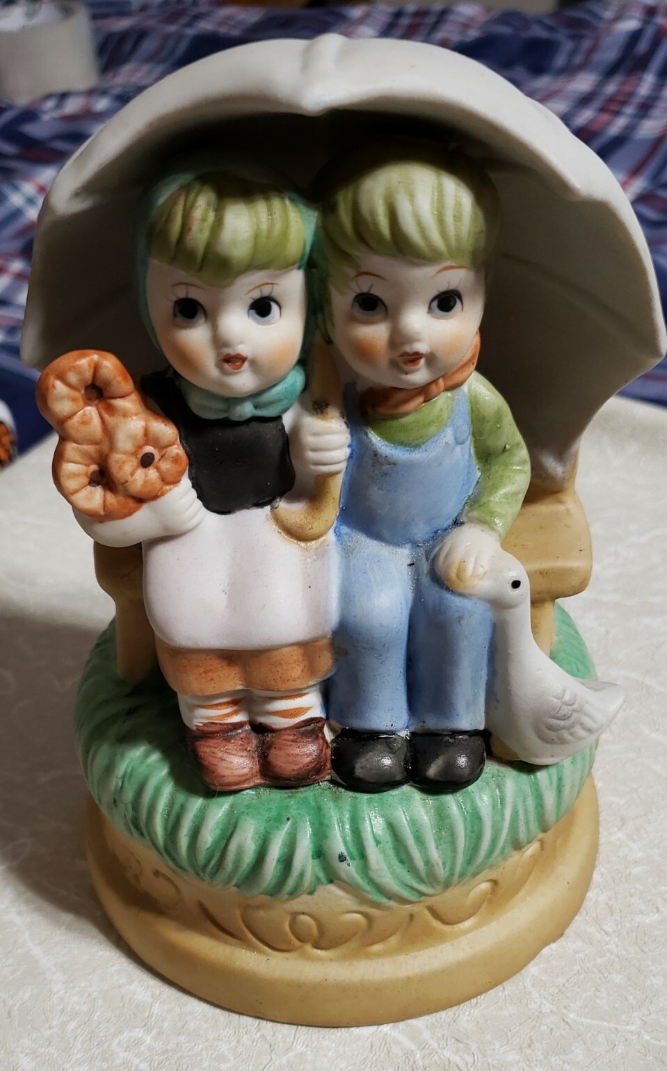 Vintage Hummel Like "Stormy Weather " Figurine From Japan, Preowned | eBay