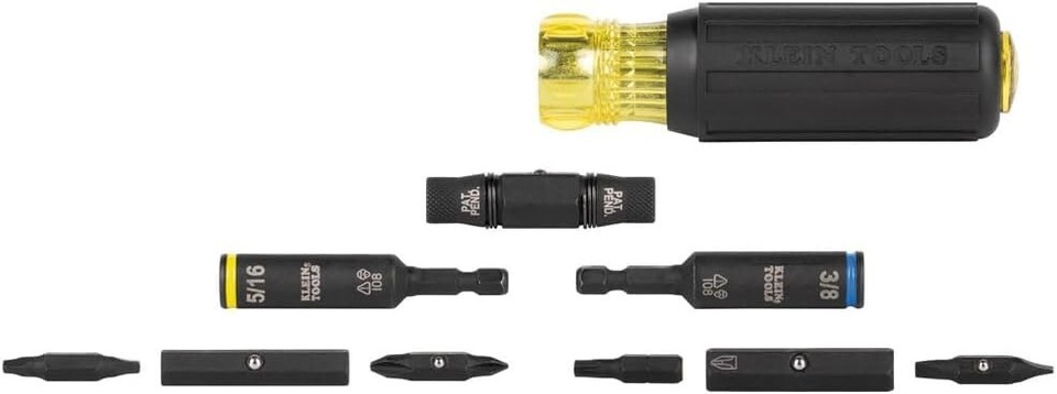Klein Tools 11-in-1 Multi-Bit Screwdriver - 32500HD | eBay