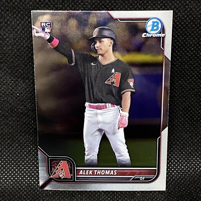 2022 Bowman Chrome Alek Thomas RC Arizona Diamondbacks Rookie #76 | eBay