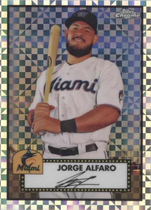 2021 Topps Chrome Platinum Anniversary - Jorge Alfaro #419 X-Fractor ...