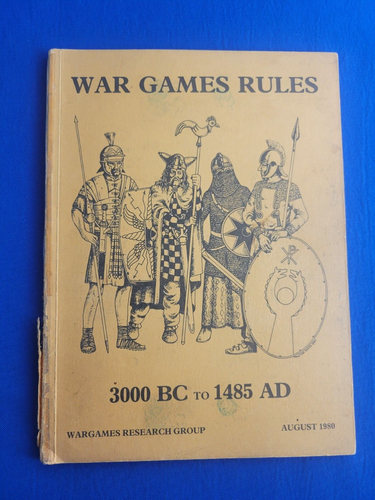 War Games Rules 3000 BC to 1485 AD with Reference Sheet - August 1980 ...