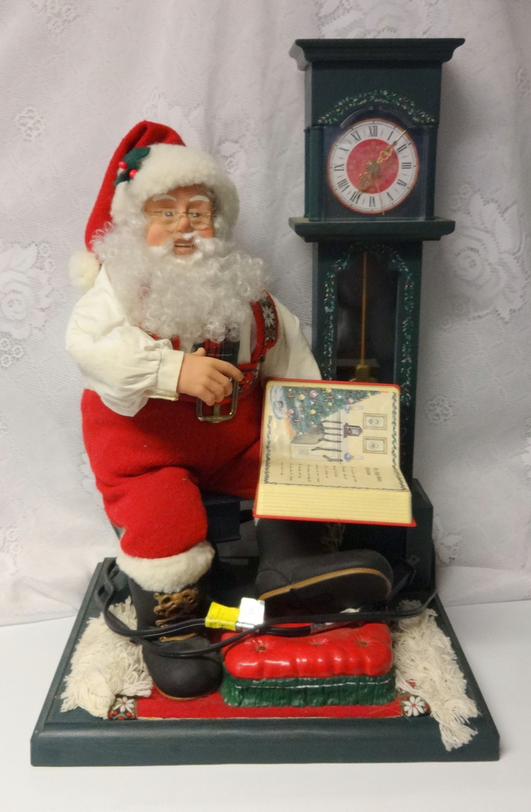 Telco 24" Animated Motionette Electric Christmas Coo-Coo Clock Santa ...