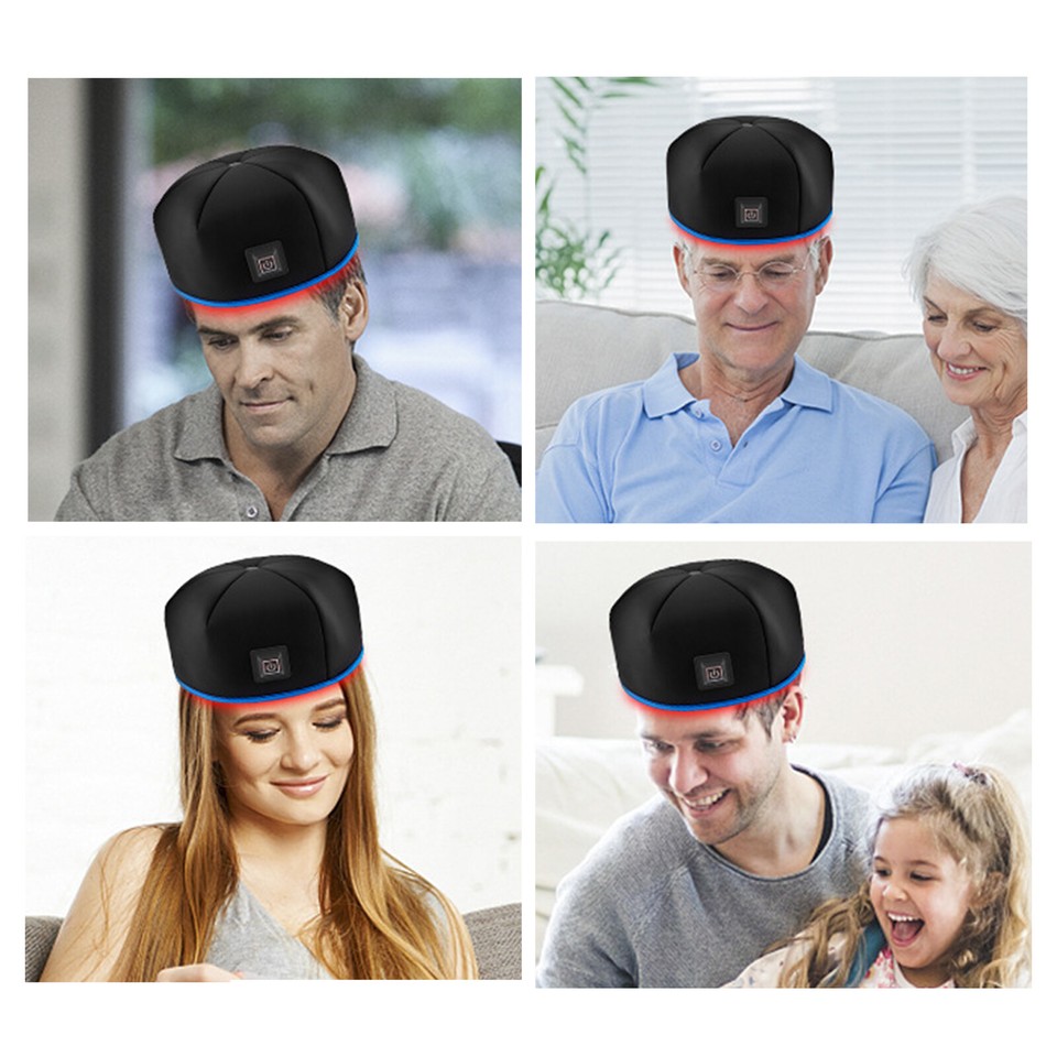 650nm:850nm Red Light Therapy Hat Hair Loss Treatment Cap Hair Growth ...