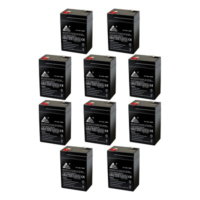 6V 4.5AH SLA Battery Replacement for Apex APX645 | 10 Pack | eBay