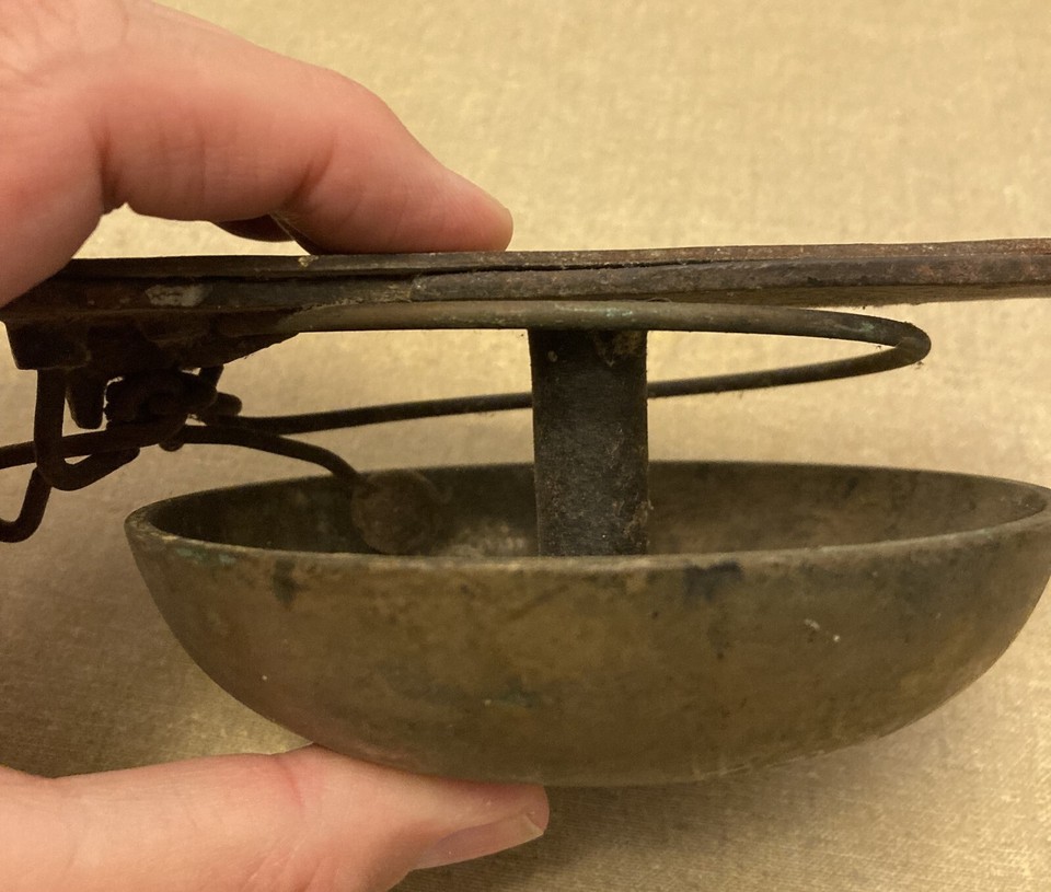 Antique Victorian Iron & Brass Pull String Bell Hotel Servant Call Door ...